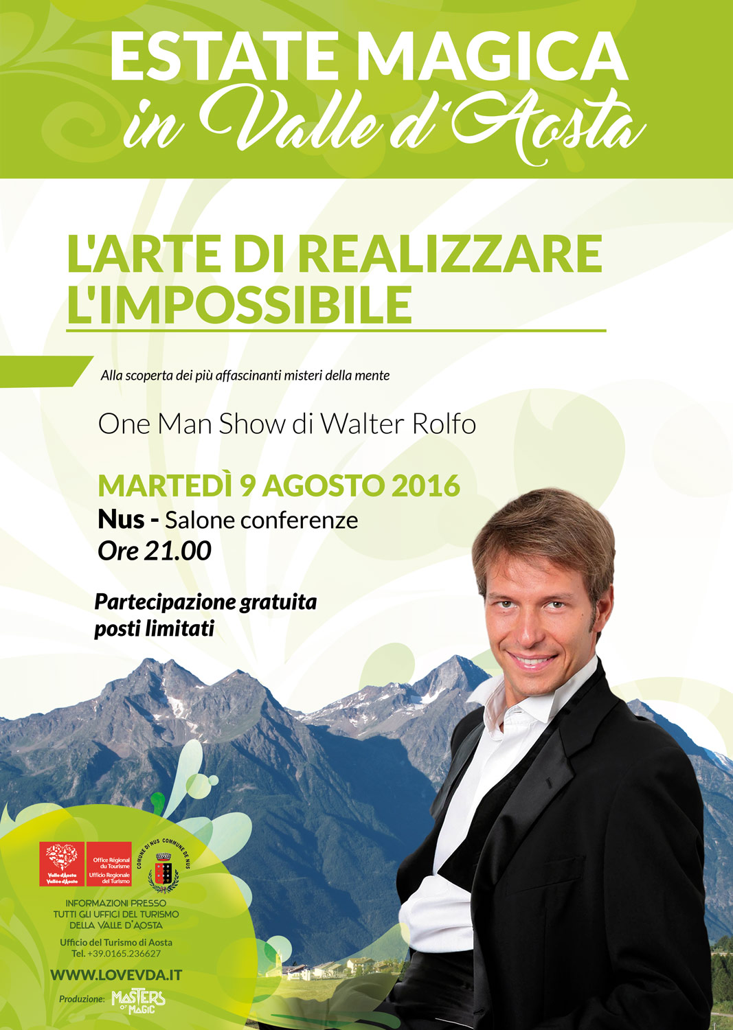 One Man Show di Walter Rolfo - Regione Autonoma Valle d'Aosta